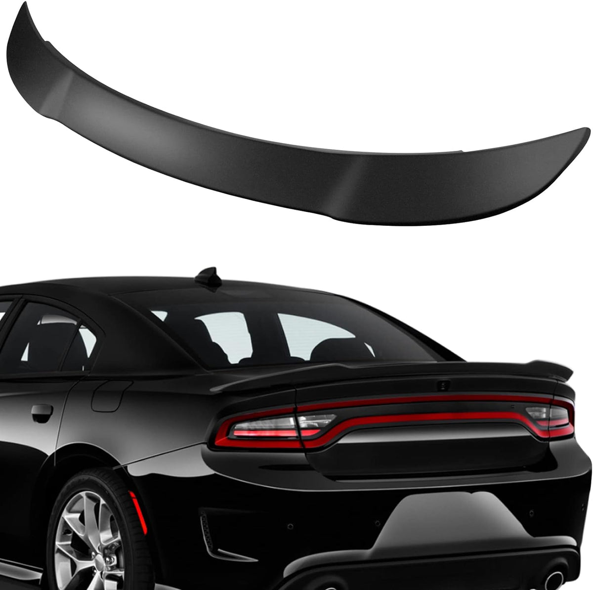 Dodge Charger Spoiler Wing Body Kits Hellcat Style Fits for 2011-2020 ...