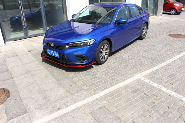 Civic Front Lip Compatible with 2022- 2024 Honda Civic 11th Generation ...
