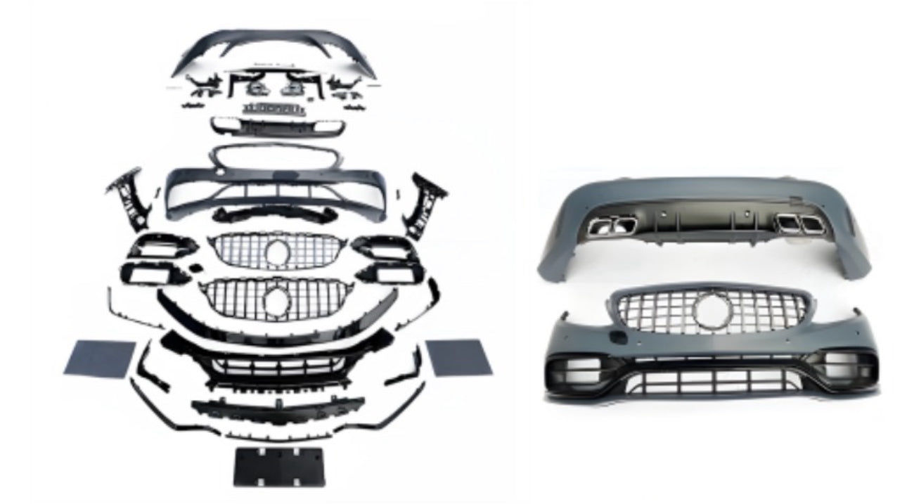 Full Body Kit for Mercedes-Benz W205 C-Class 2014–2020 | AMG C63/C63S ...