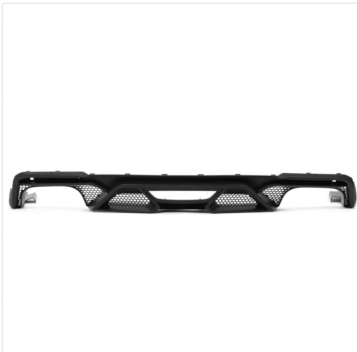 Rear Diffuser GT500 Style Ford Mustang 2018-2023 Matte Black - ONECARWORLD