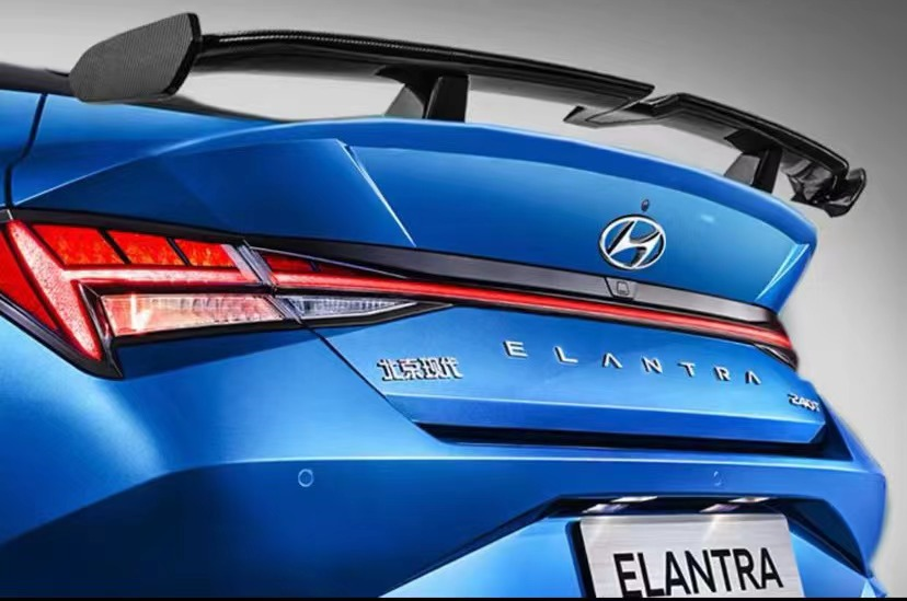 Hyundai Elantra Mecha Style 2020 2021 2022 2023 Trunk Lid Spoiler,Rear ...