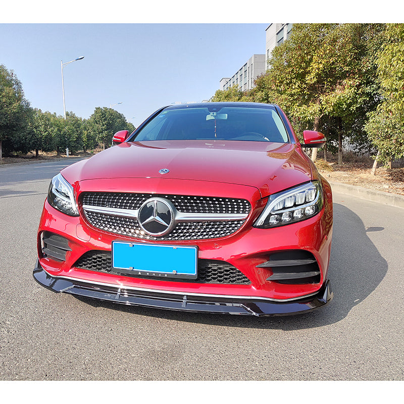 Front lip car exterior accessories front bumper lip spoiler body kits ...