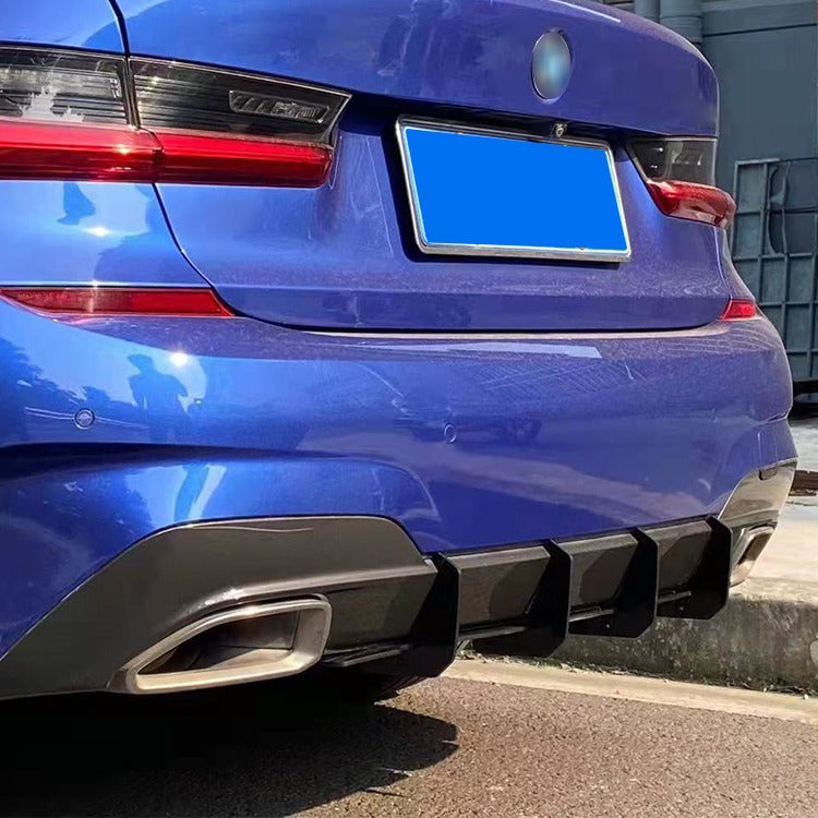BMW G20 1x Rear Bumper Diffuser Lip Spoiler For 2019-2022 - ONECARWORLD