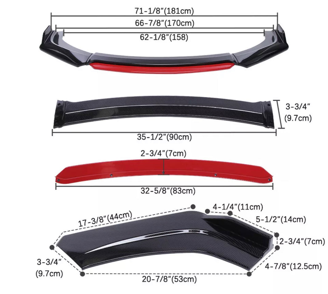 UNIVERSAL FRONT LIP – ONECARWORLD